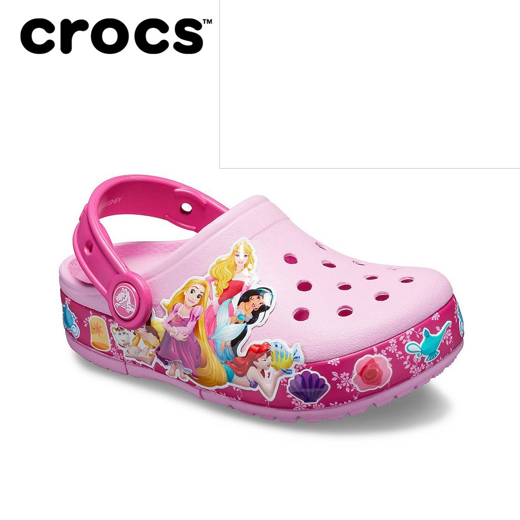 Jual Crocs Fun Lab Princess Band Clog Original Sandal Anak Cewek ...