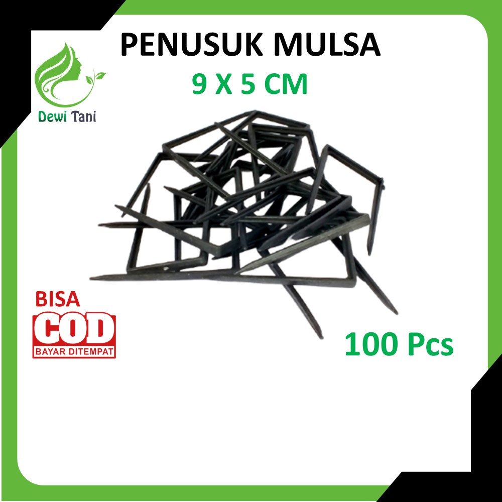 Jual Penusuk Mulsa Plastik 9 X 5 cm 100 pcs / Pasak Mulsa Pengganti ...