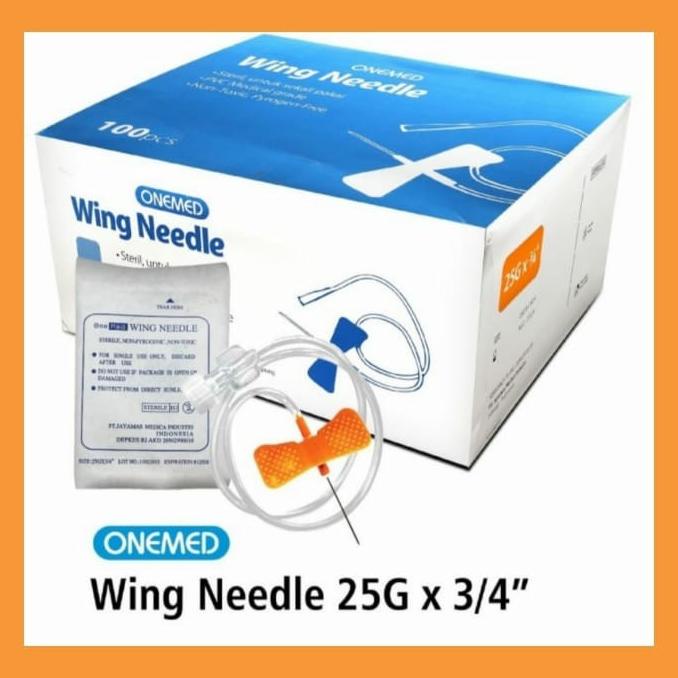 Jual Wing Needle 27G Onemed Box Isi 100 Pcs New Terbaru | Shopee Indonesia
