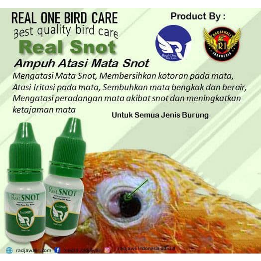 Jual REAL SNOT Obat Burung SNOT Mata Berair Ampuh atasi mata snot ...