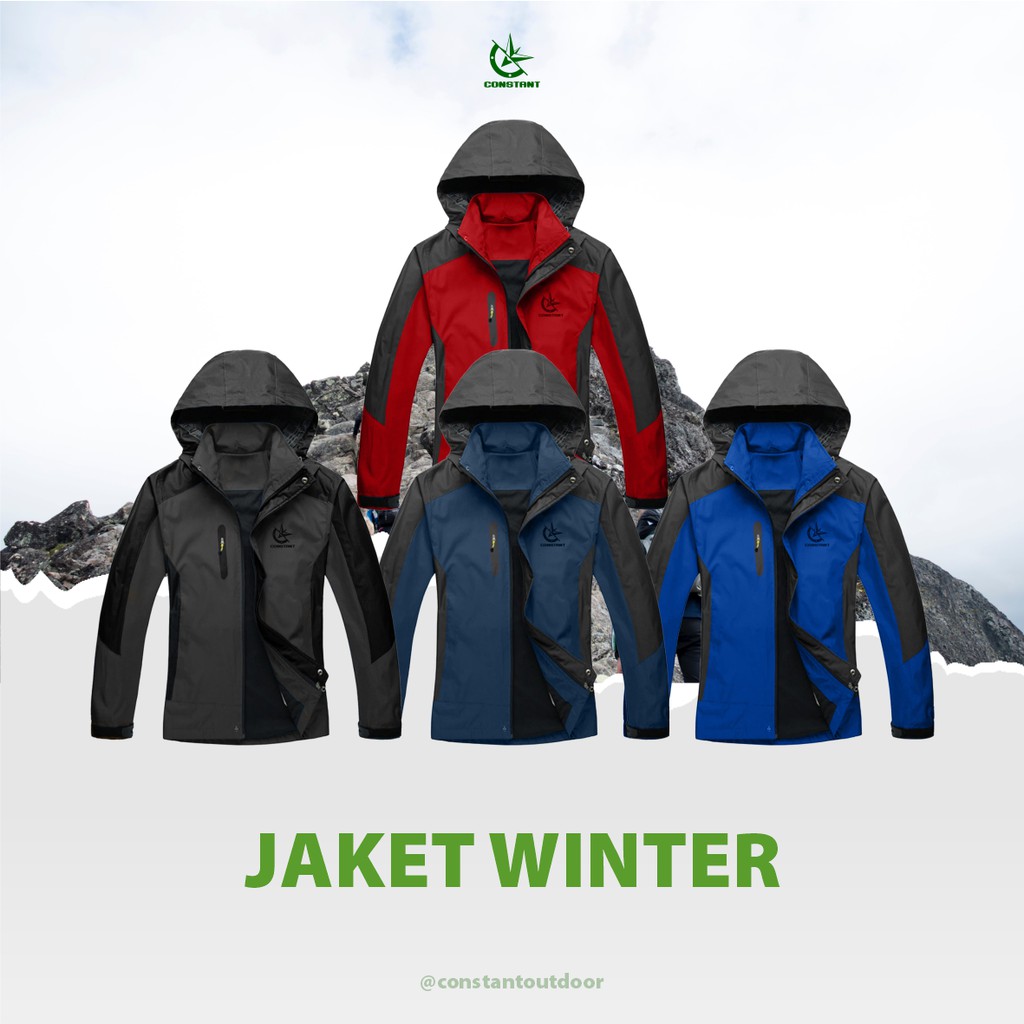 Jaket Gunung Waterproof Pria Original Constant | Shopee Indonesia