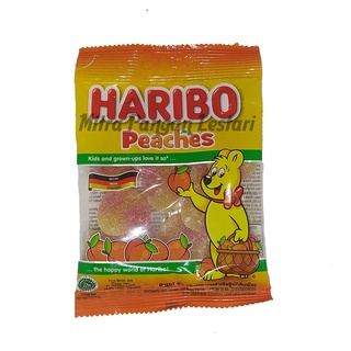 Jual Permen Jelly Haribo Peaches 80 g / Kembang Gula Lunak Jeli Rasa ...