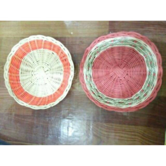 Jual Piring rotan / piring lidi / piring anyam / piring bambu | Shopee ...