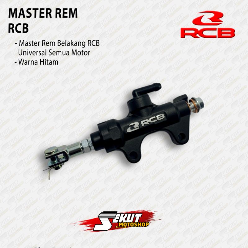 Jual Master Rem belakang RCB Universal semua motor warna hitam original ...