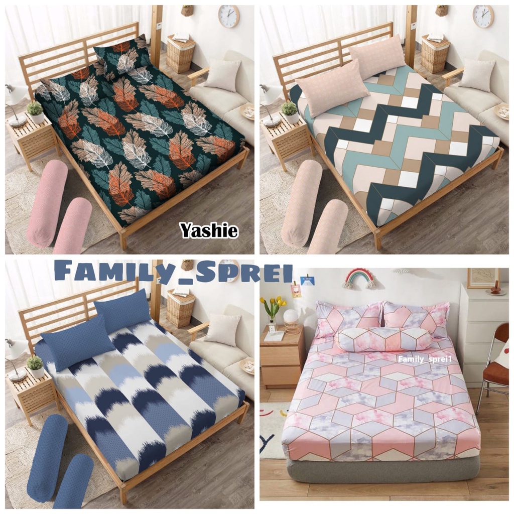 Jual SPREI SET BONUS KARET ANTI GESER MOTIF KOREAN SPREI AESTHETIC ...