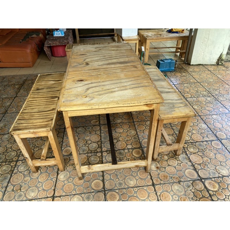 Jual mejacafe/meja resto/meja dagang kayu jati | Shopee Indonesia