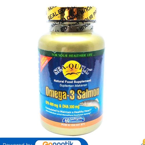 Jual Sea Quill Omega 3 Salmon 60 Pcs | Shopee Indonesia