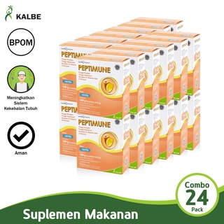Jual KALBE Peptimune Vanilla Susu Kesehatan Combo 24 Pack Pangan Olahan ...