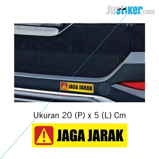 Jual Sticker Mobil Jaga Jarak, Jaga Jarak Aman Anda. Sticker Motor Jaga ...