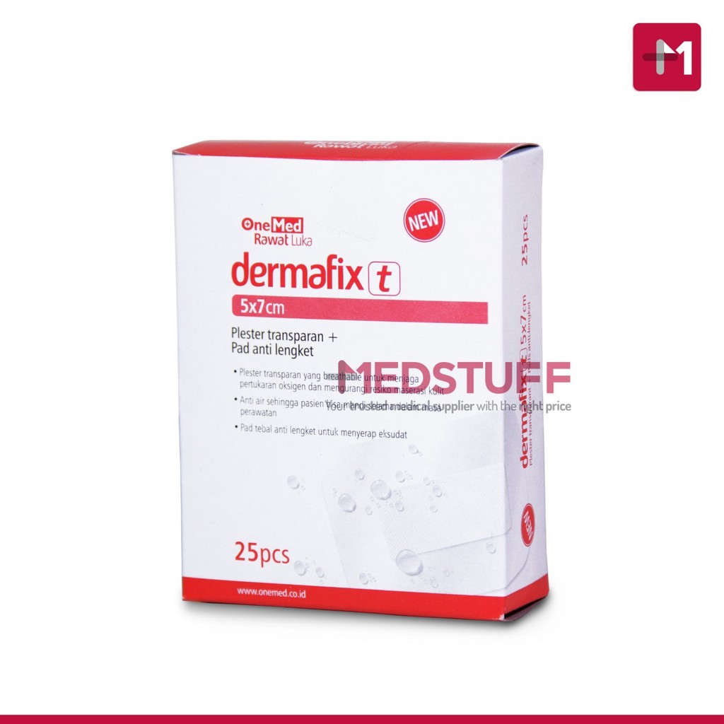 Jual Dermafix T Plester Luka Transparan Anti Air 5x7 cm | Shopee Indonesia