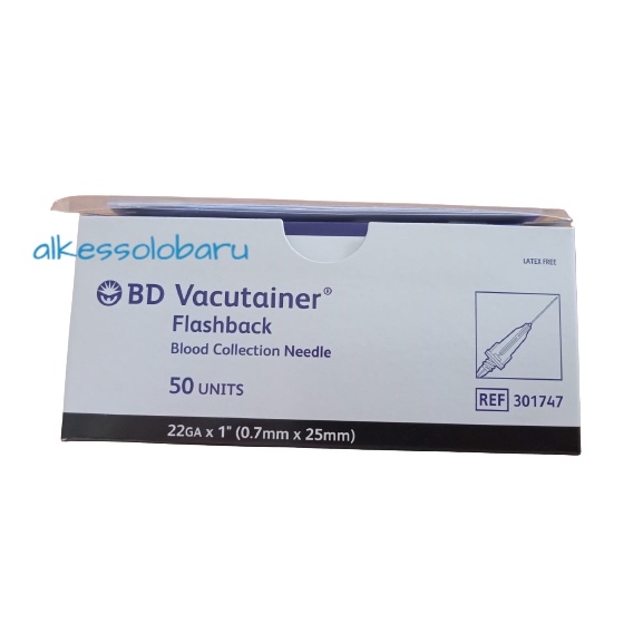 Jual NEEDLE FLASHBACK / BD VACUTAINER FLASHBACK / BLOOD COLLECTION ...