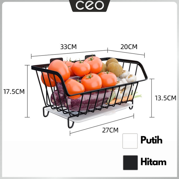 Jual Sayur-Buah-Tempat- Ceo Keranjang Dapur Gantung Keranjang Buah ...