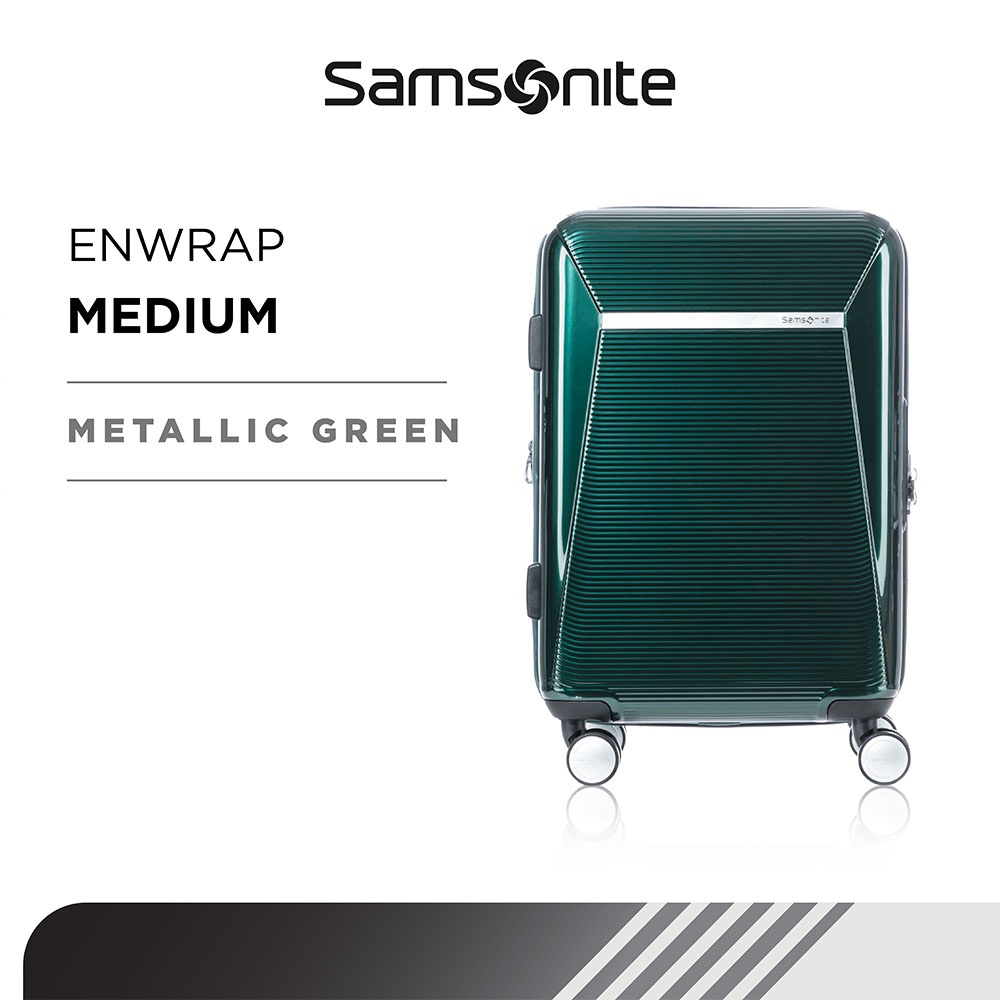 Jual Samsonite Koper Hardcase Enwrap Medium 25inch - Metallic Green ...