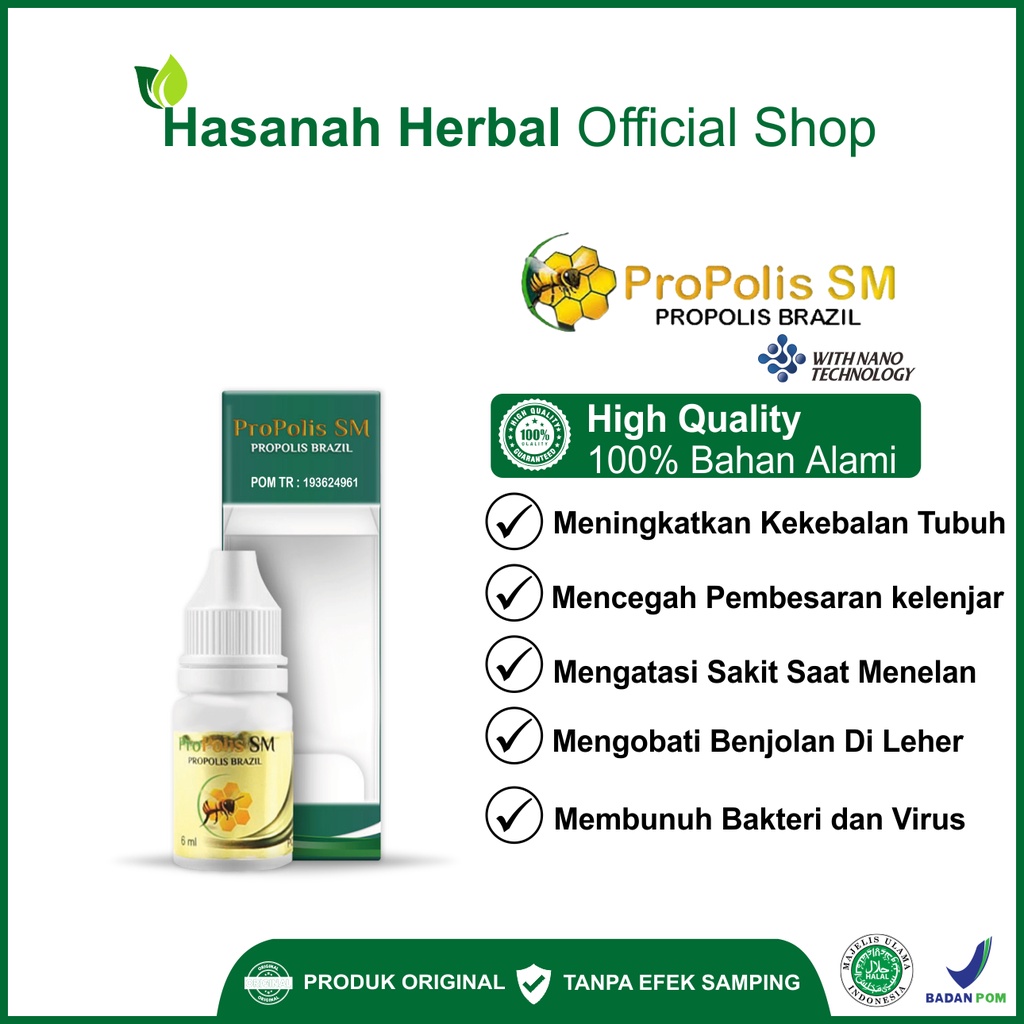 Jual Propolis Non Alkohol With Nano Technology - Propolis SM Propolis ...