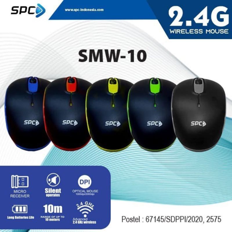 Jual Mouse Wireless SPC SMW-10 - Mouse Wireless SPC SMW 10 Bonus ...