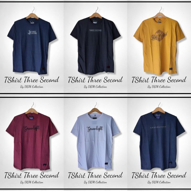 Jual KAOS THREESECOND TERLARIIIIS !!! | Shopee Indonesia