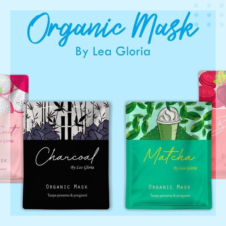 Jual 15 gram Masker Wajah Premium ORGANIK by LEA GLORIA 7 varian | Shopee Indonesia