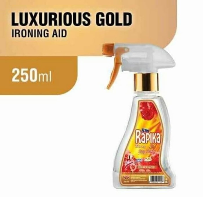 Jual RAPIKA botol biang luxurious gold pewangi pakaiaan 250ml | Shopee ...