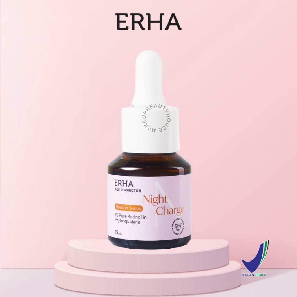 Jual ERHA Age Corrector 1% Pure Retinol in Phytosqualane Night Charge Booster 15ml | Shopee ...