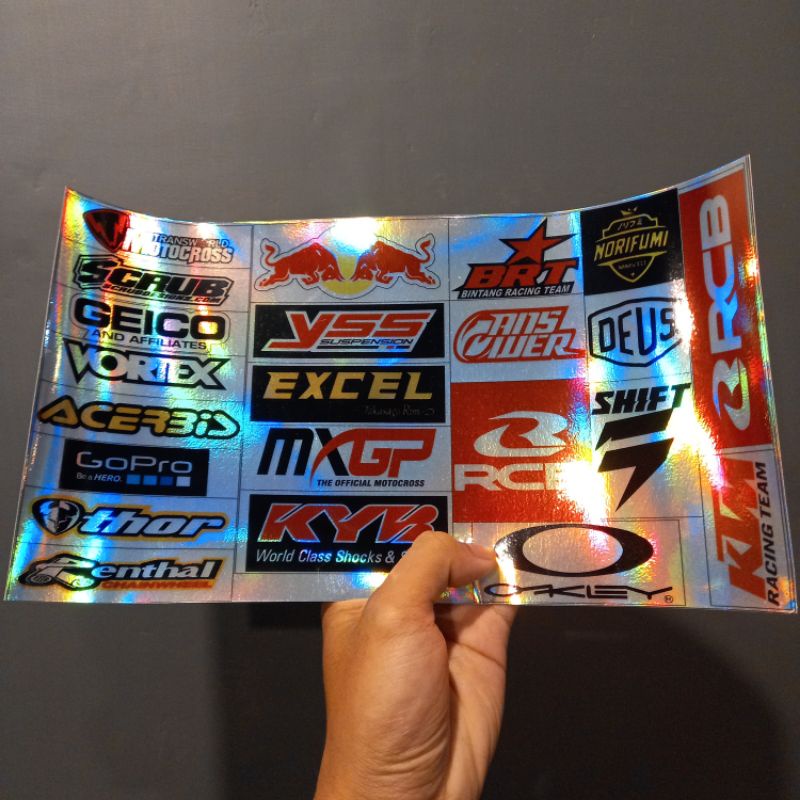 Jual Stiker Hologram Stiker Racing Stiker Tangki CB GL | Shopee Indonesia