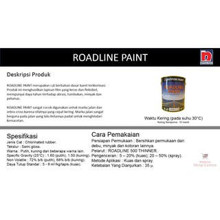 NIPPON PAINT - Cat Jalan Roadline / Road Line Paint 5 Kg (Galon) Warna ...