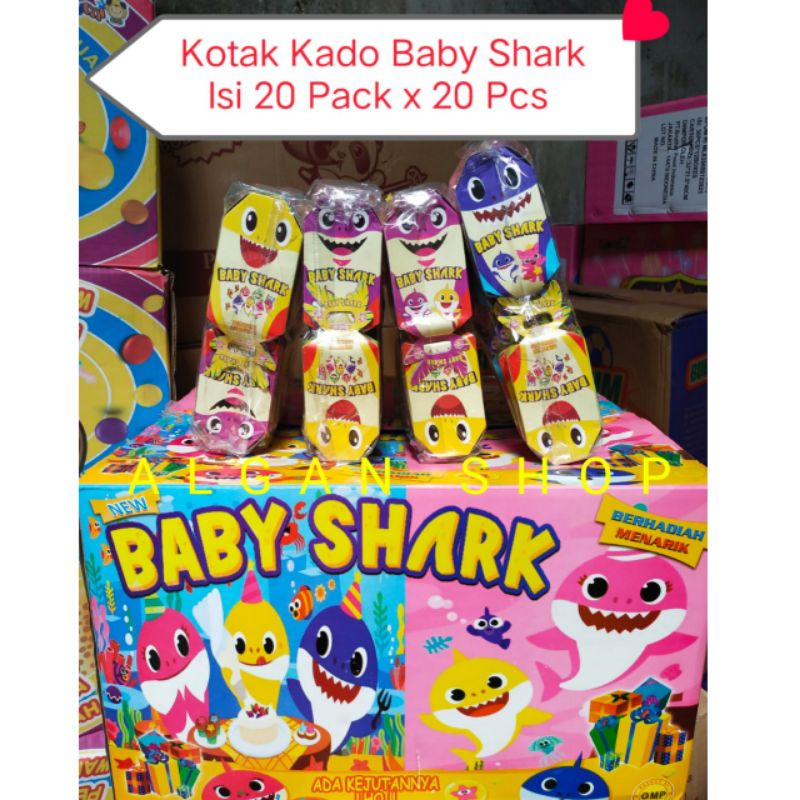 Jual Permainan Kotak Baby Shark 1 Pack 20 Pcs Hot Hot Pop Candy Kembang ...