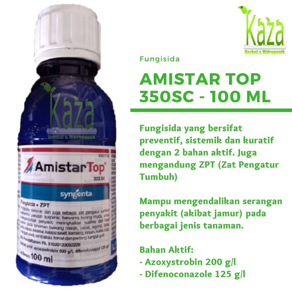 Jual Fungisida ZPT Amistar Top 325SC 100 ml Syngenta Amistartop ...