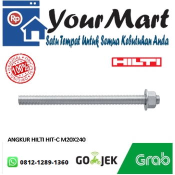 Jual Chemical Anchor Angkur Hilti HIT-C 8.8 M20x240 | Shopee Indonesia