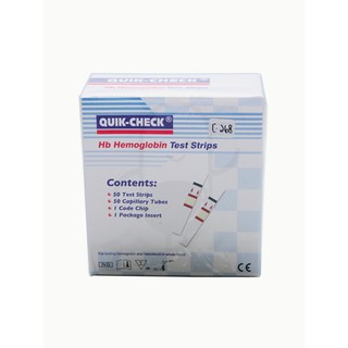 Jual QUIK CHECK STRIP TEST HEMOGLOBIN STRIP QUICKCHECK STIK ISI ULANG ...