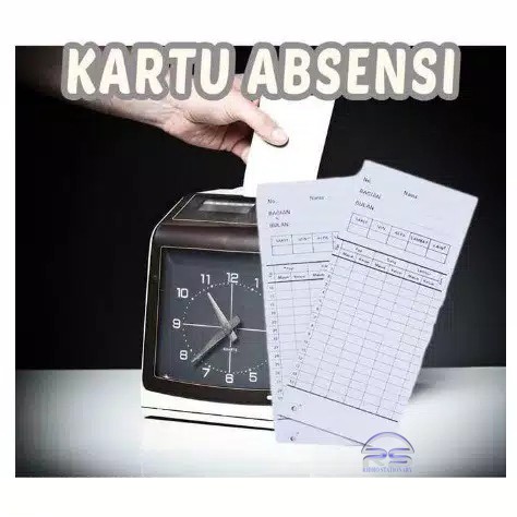Jual (5 Pcs) KERTAS KARTU MESIN ABSEN /ABSENSI CEKLOK MANUAL | Shopee ...