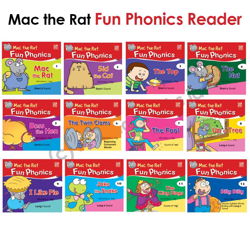 Mac The Rat Fun Phonics Readers | Shopee Indonesia