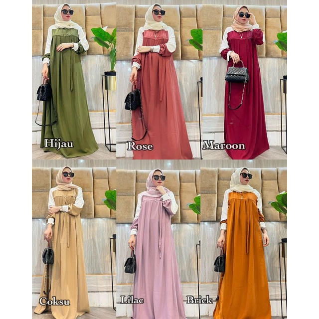 Jual FARANISA SERIES BY ANS BUSANA/GAMIS WANITA | Shopee Indonesia