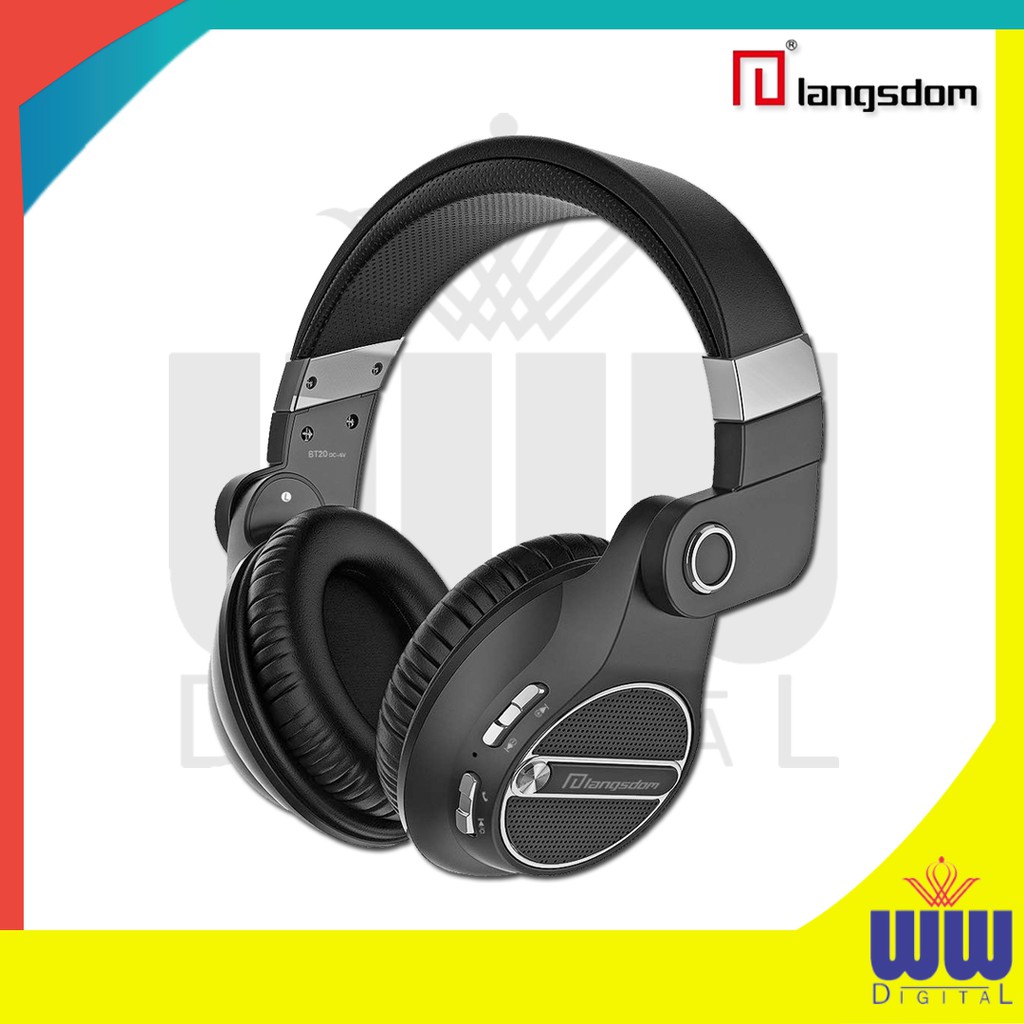 Jual Headphone Langsdom BT20 Over-Ear Dynamic Wireless Headphones ...
