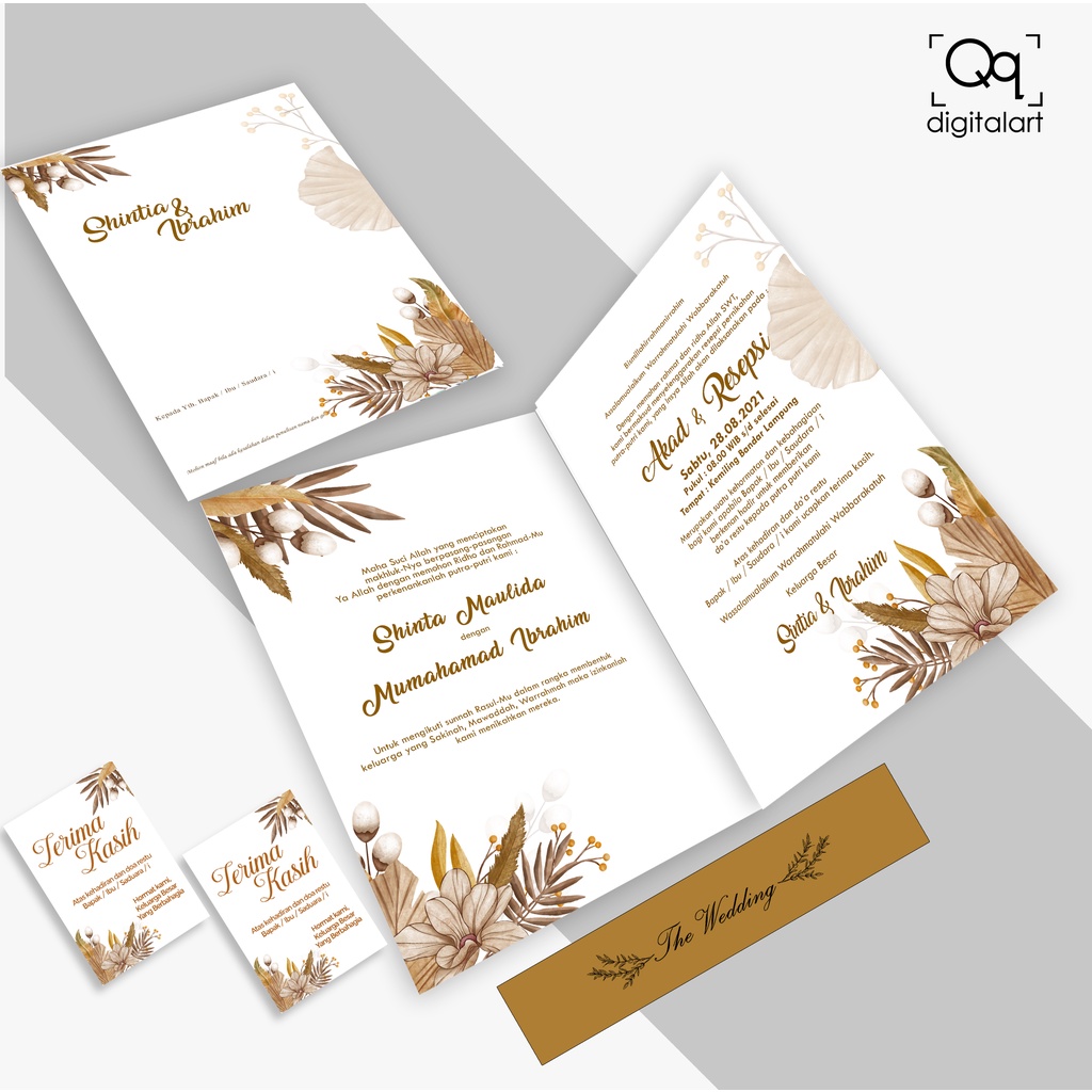 Jual undangan pernikahan aesthetic | Shopee Indonesia