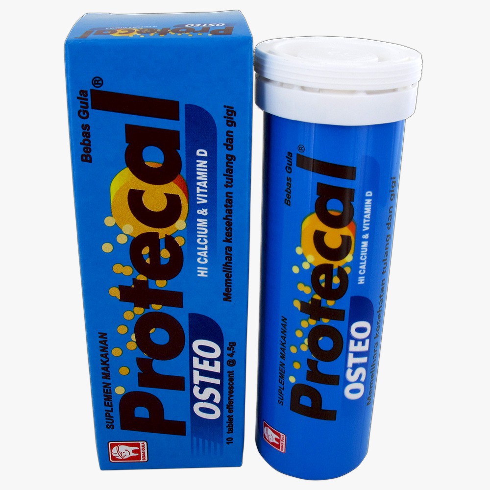 Jual Protecal Osteo tube 10 tablet effervescent | Shopee Indonesia