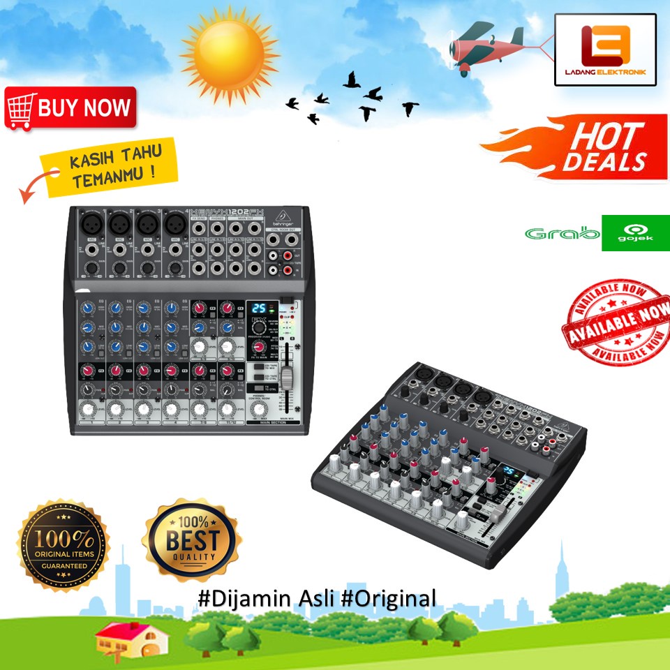Jual Behringer 1202FX Xenyx Small Mixer w/ Effects | Shopee Indonesia