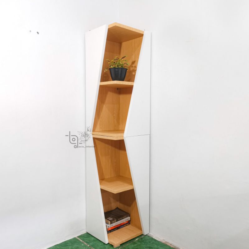 Jual Rak Sudut Estetik/Corner Shelf | Shopee Indonesia