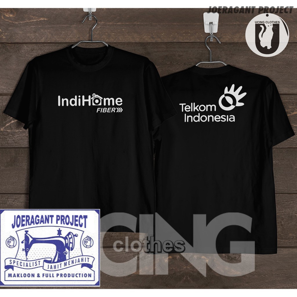 Jual Kaos Baju Telkom Indonesia Indihome 100% Fiber Kaos Perusahaan -JP ...