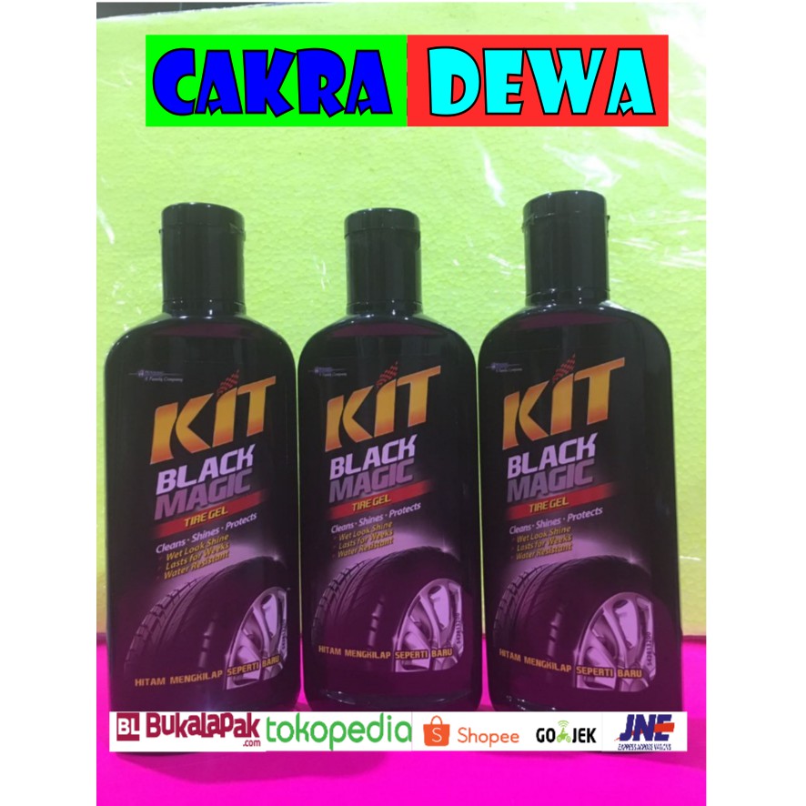 Jual KIT Black Magic BOTOL KIT Semir Ban KEMASAN 300ml | Shopee Indonesia