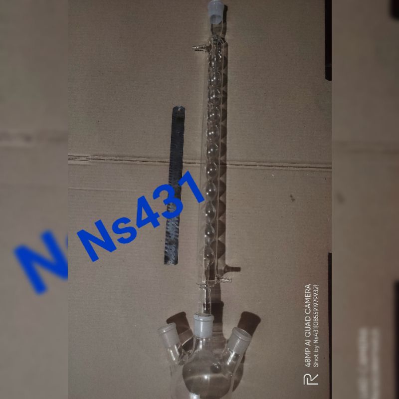 Jual destilasi reflux 500ml pyrex / destilasi refluks 500 ml pyrex ...