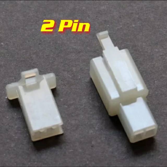 Jual Soket 2 pin kecil / soket motor / konektor / kabel motor / socket ...