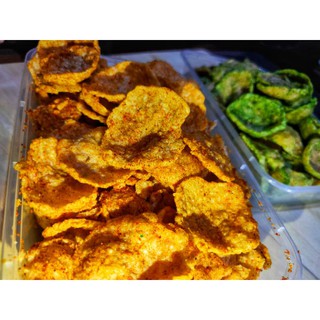 Jual Basreng Bulat Premium All Varian (kemasan box mika 500ml, 100gr ...