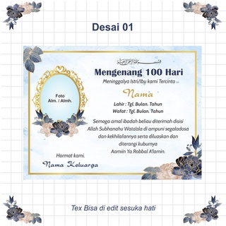 Jual STIKER / LABEL UNTUK MENGENANG 40/100/1000 HARI WAFATNYA, CUSTOM ...