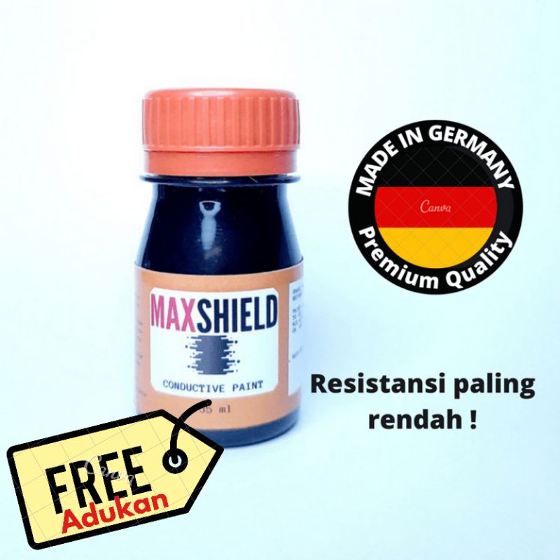 Jual MAXSHIELD CONDUCTIVE PAINT 35 ml - cat karbon konduktif made in germany | Shopee Indonesia
