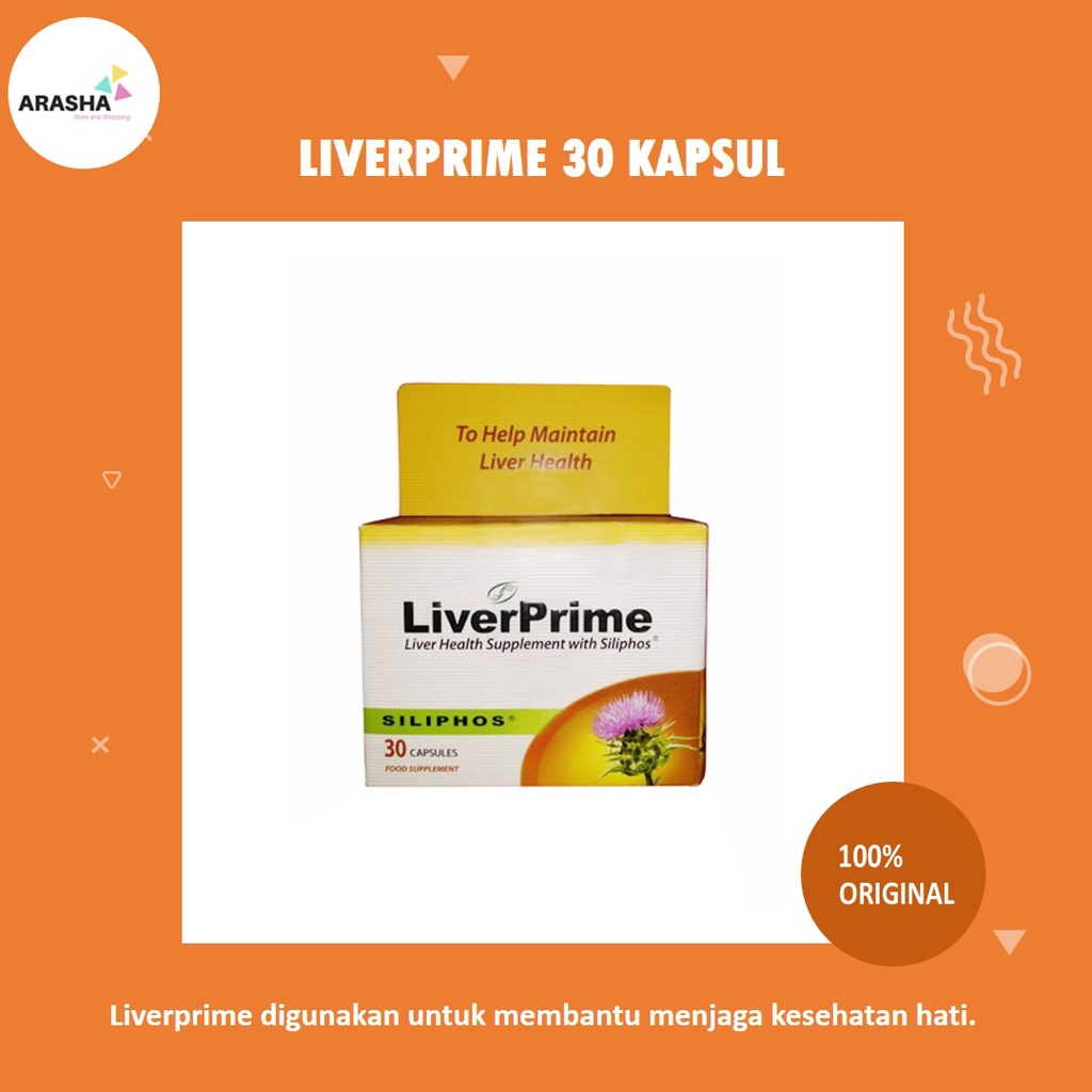 Jual LIVERPRIME 30 KAPSUL Suplemen Menjaga Kesehatan Fungsi Hati ...