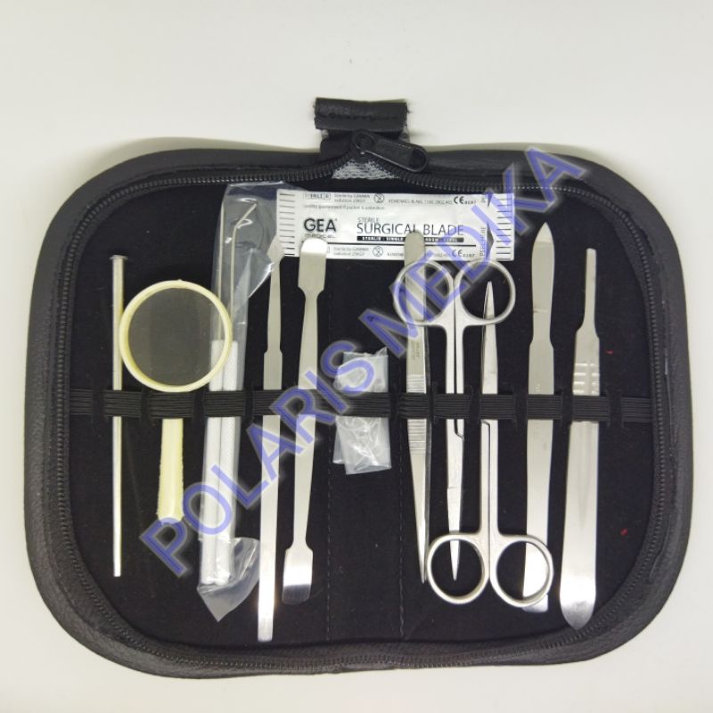 Jual Alat Bedah Hewan / Disecting Set Kit / Disekting Set / Dishecting ...