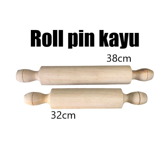 Jual Roll Pin Kayu / Penggiling Kue / Roll Kue | Shopee Indonesia