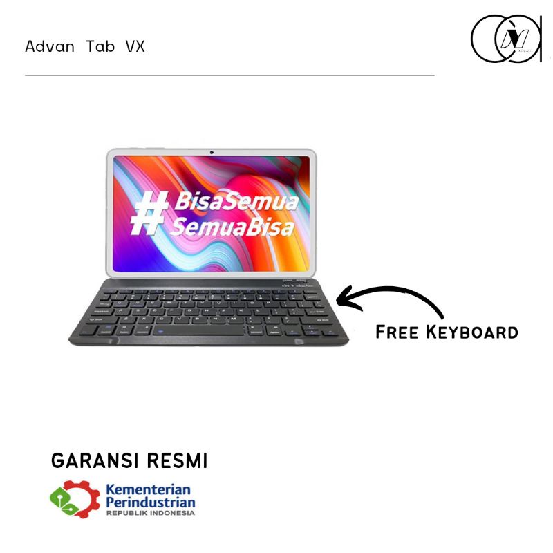 Jual Advan Tab VX 8/128GB (Free Keyboard) | Shopee Indonesia