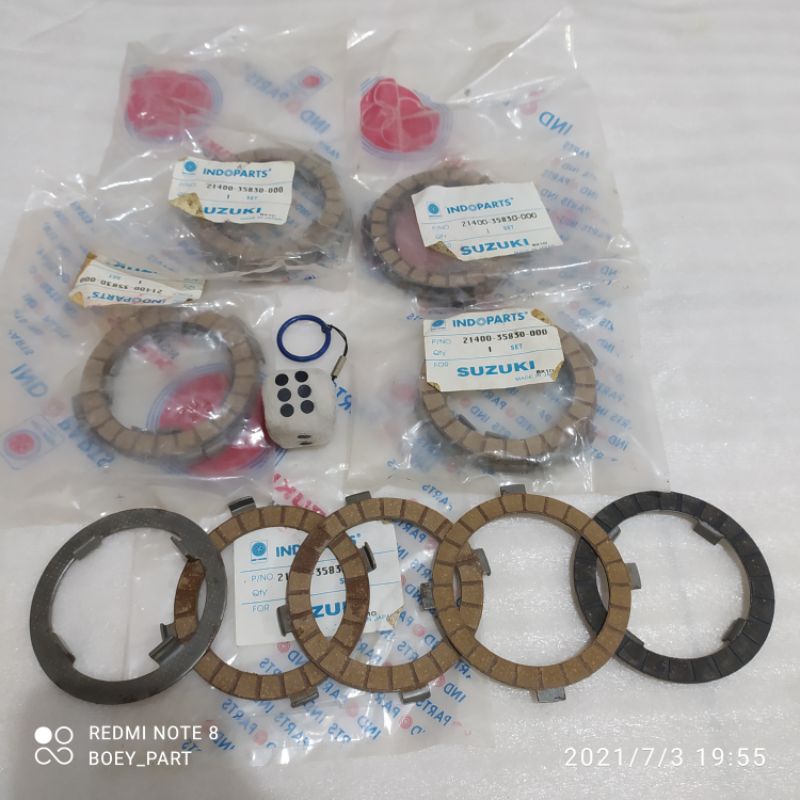 Jual kampas kanpas kopling suzuki rc100 rc 100 bravo non original nos indopart indoparts japan ...