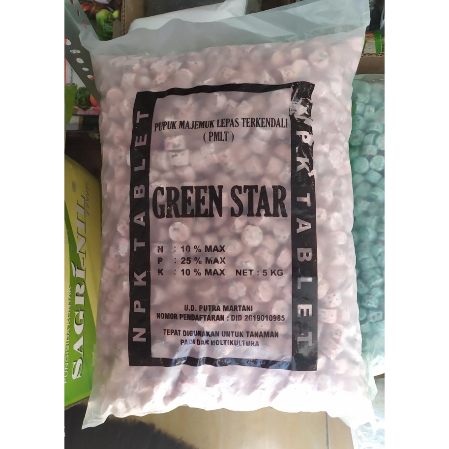 Jual PUPUK MAJEMUK LEPAS TERKENDALI BUNGA & BUAH NPK TABLET MERAH 1KG ...